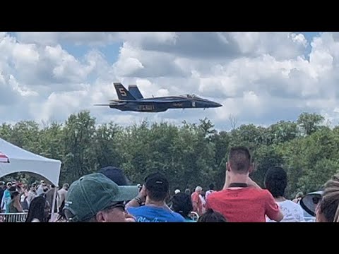 High Speed Sneak Pass By The U.S. Navy Blue Angels | LOW! And LOUD! |