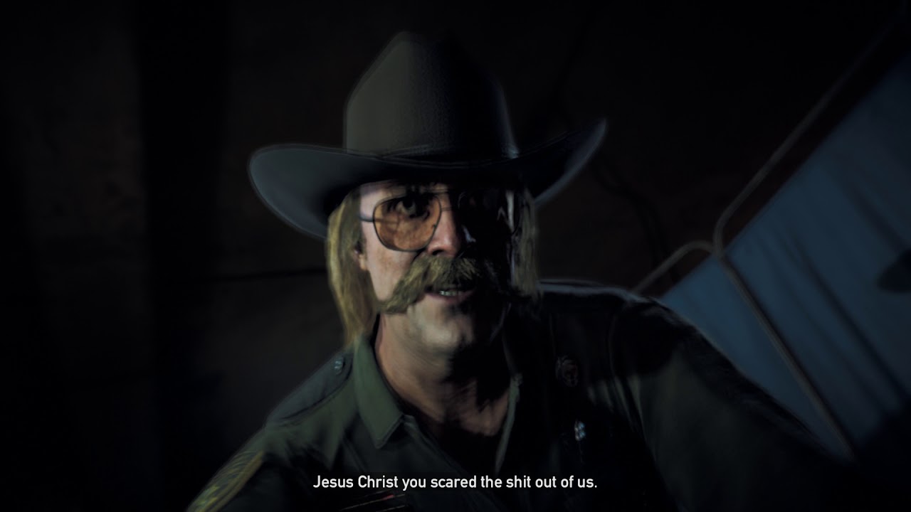 Far Cry 5 - Bliss: Tracy & Sheriff Earl Whitehorse Administer Shot, Deputy Bliss Wake Up Cutscene