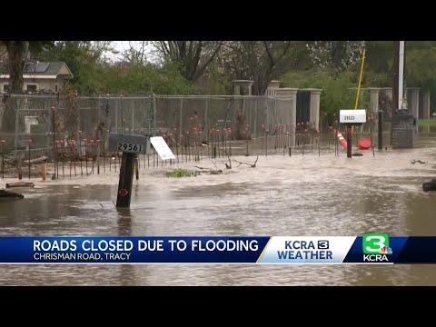 Here's a look at flooding in Tracy