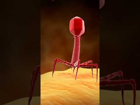 Bacteriophage 3D views #bacteriophage#biology#bacteria#my_dark_sideneet