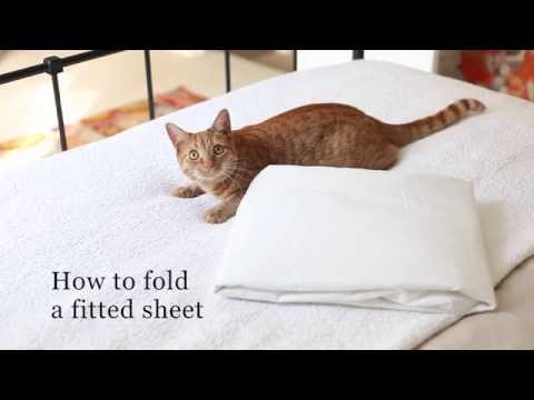 How to Fold a Fitted Sheet by the Secret Linen Store