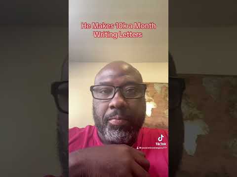 $10,000/Month Writing Letters From Home Send It Academy Best Side Hustle Gig Opportunity 2024