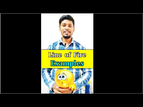 Line of Fire का मतलब और इसके Examples #shorts