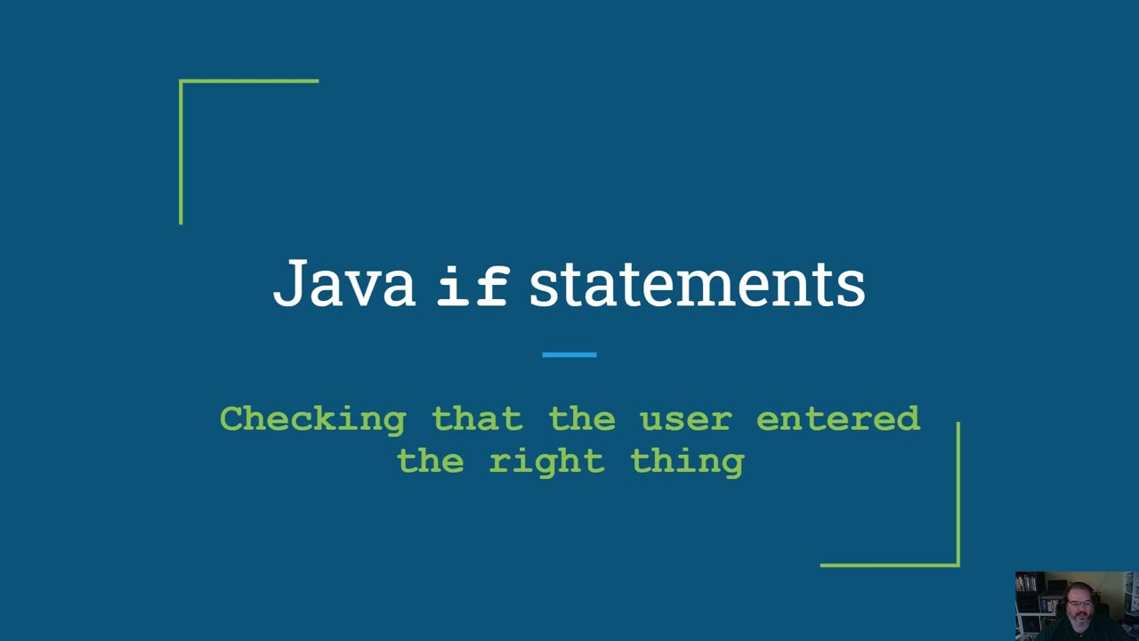 Checking User Input Using an if Statement in Java