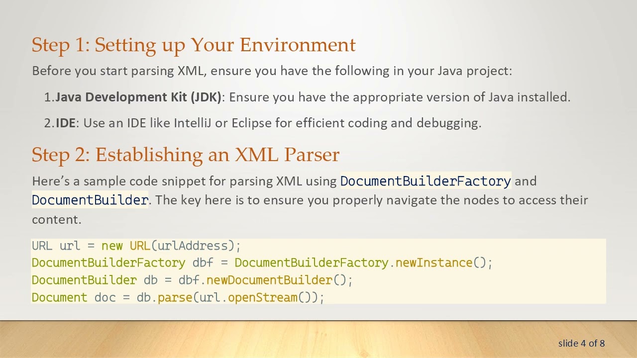 How to Parse XML in Java and Retrieve Properties Efficiently
