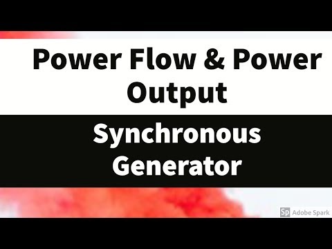Power Flow and Power Output of Synchronous Machine Video Lecture ...
