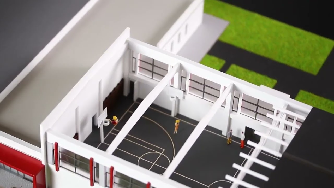 Multi Purpose Sports Hall   Scale Model