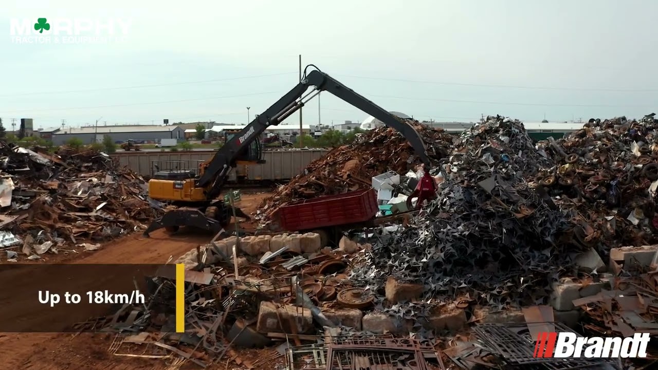 Fast, Easy Operation | Brandt BMH40A Material Handler
