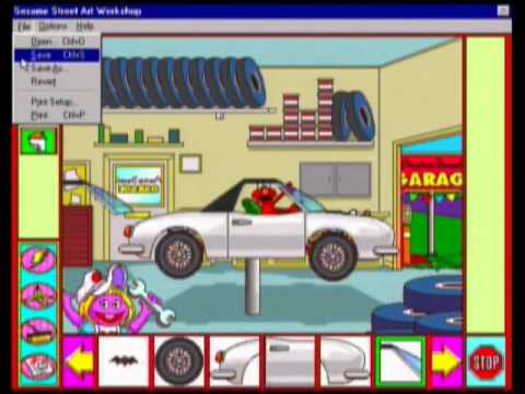 Let's Play Sesame Street Art Workshop Part 1