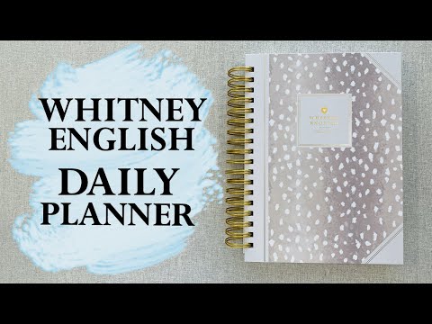 WHITNEY ENGLISH DAILY PLANNER + $5 OFF + Comparison