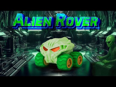 3D file Alien Rover 👽 ・3D print object to download・Cults