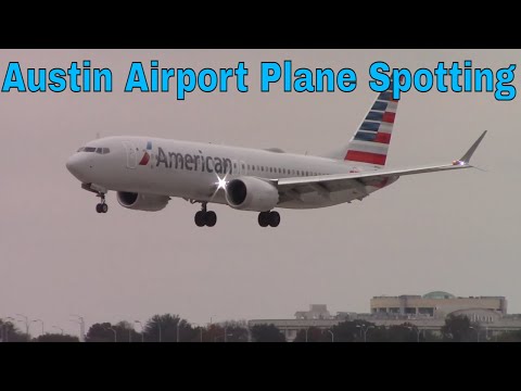 Early Morning Plane Spotting at Austin International Airport