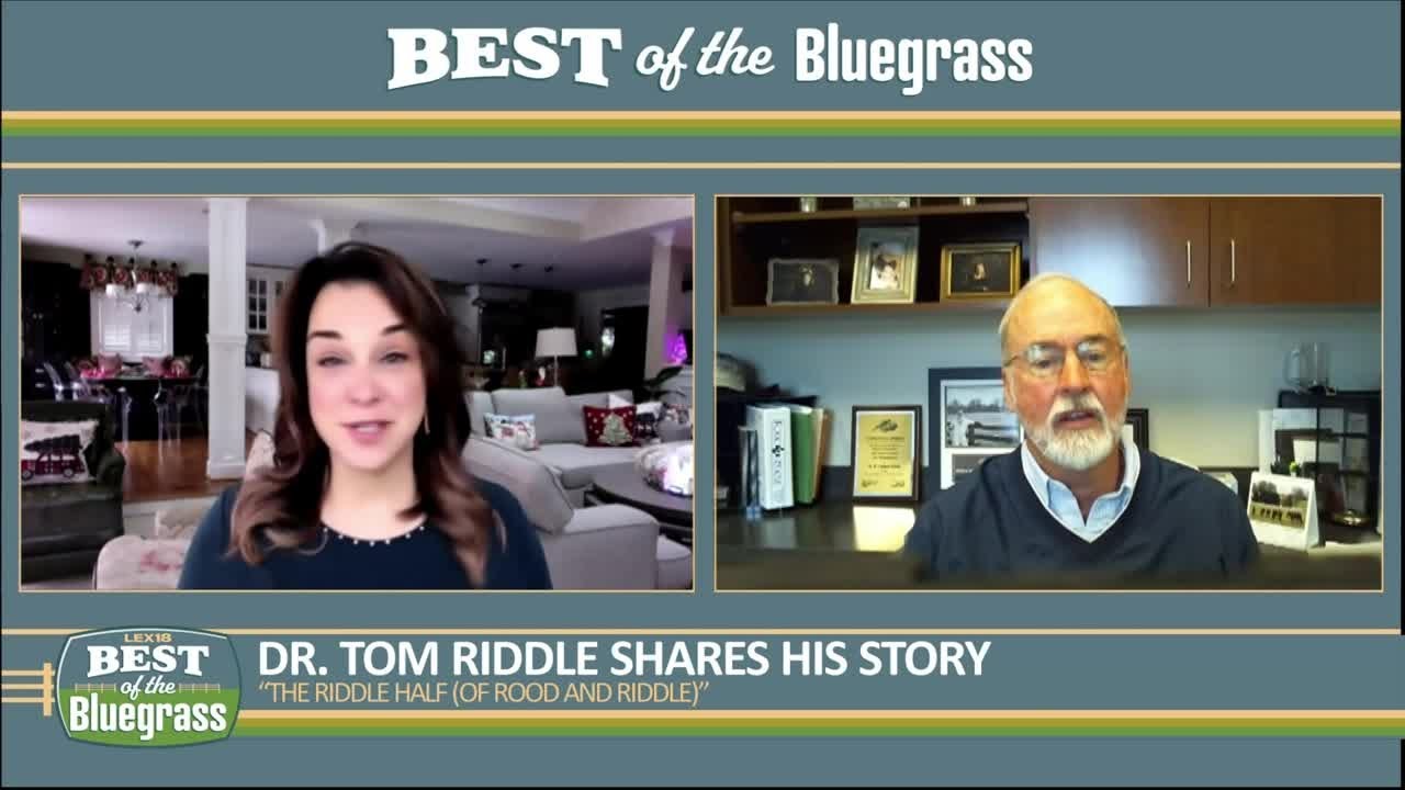 Dr. Tom Riddle Tells His Story Of Rood And Riddle In New Book - book ...