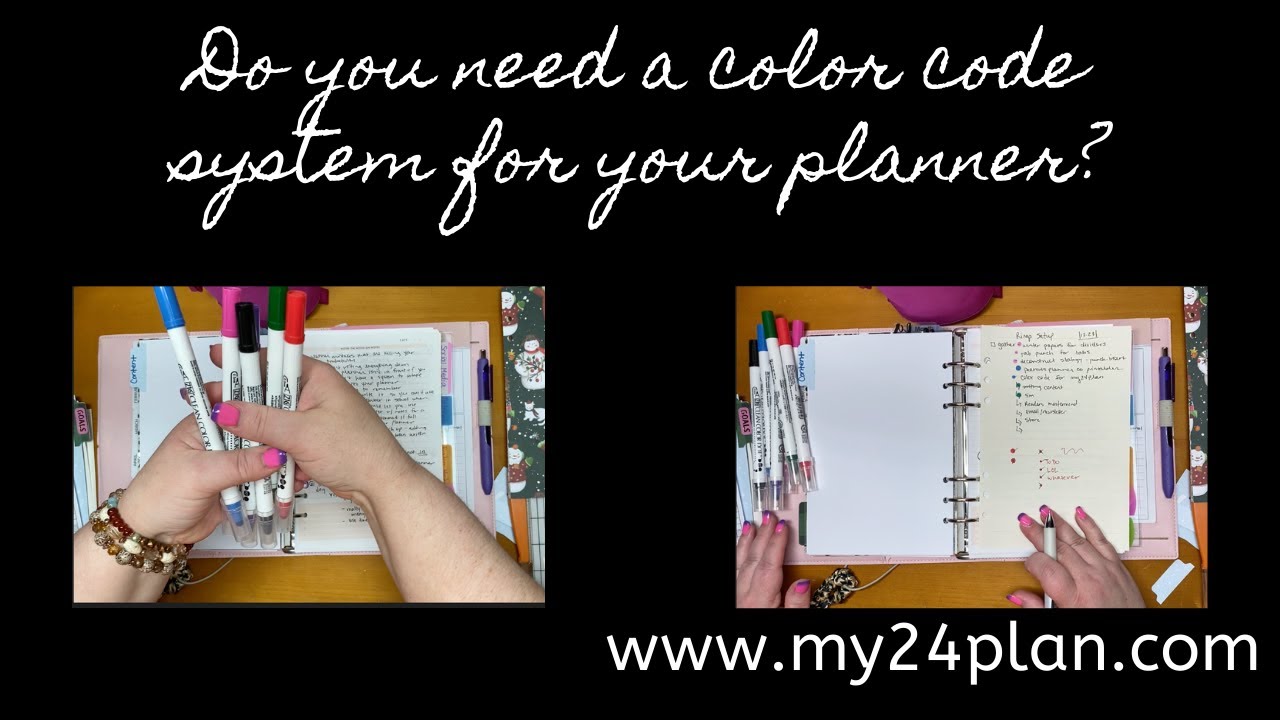 Create a COLOR CODING system for your planner