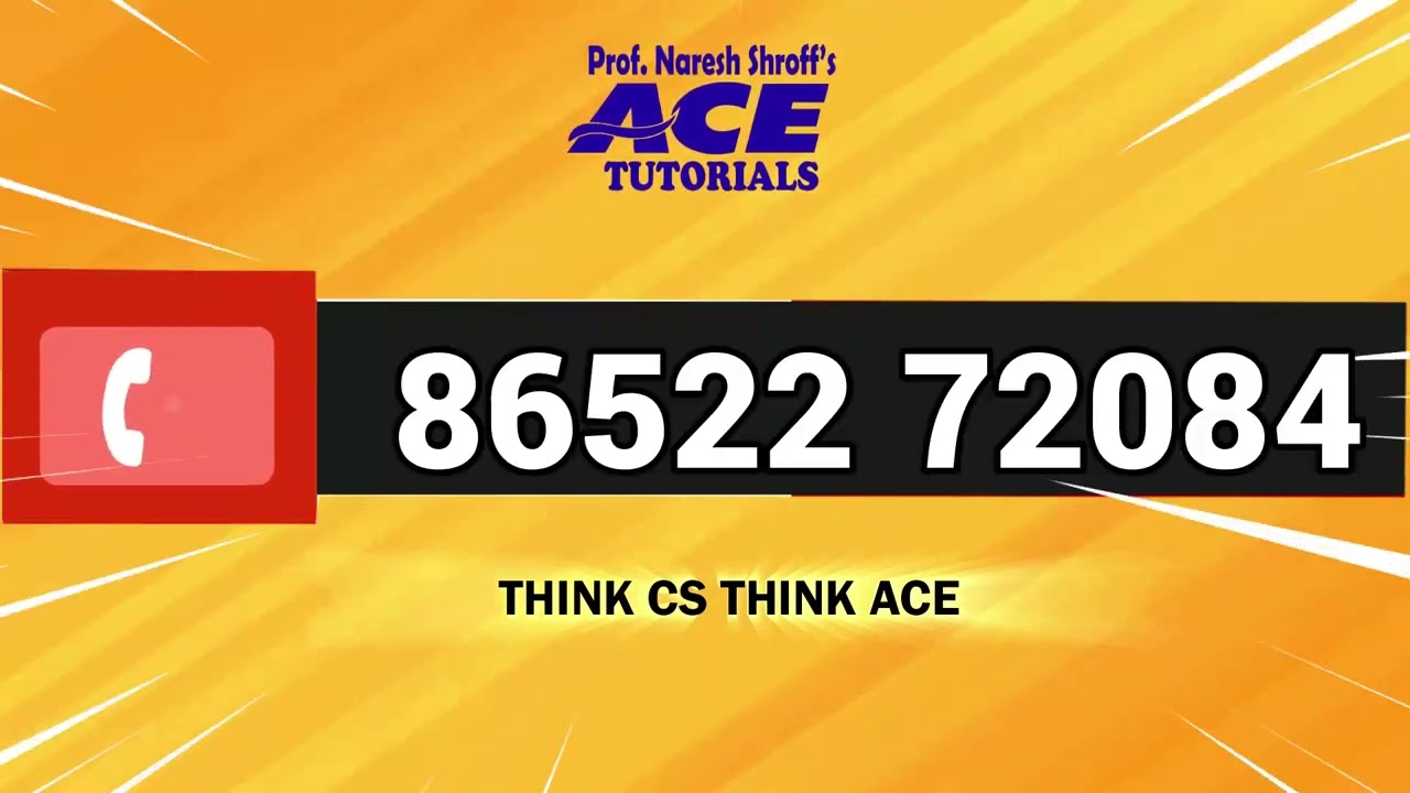 ACE TUTORIALS