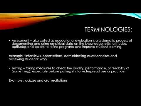 TEACHING AND ASSESSMENT IN LITERATURE
