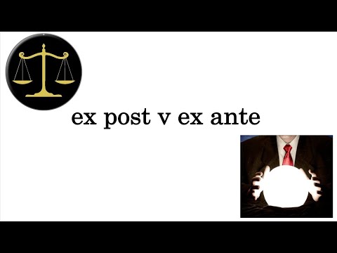 ex post v ex ante