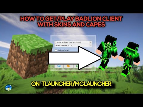 HOW TO PLAY BADLION CLIENT CRACK, WITH SKINS AND CAPE FREE!