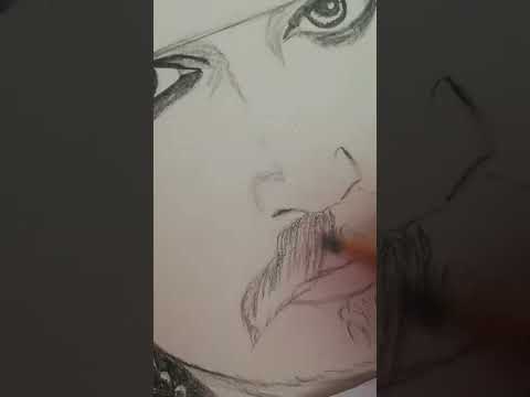 Drawing Jack sparrow- pirates of the Caribbean Johnny Depp
