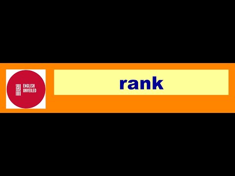 rank - #snippet_of_english​​​​​​​​ #english_unveiled​​​​​​​​ GUESS THE MEANING