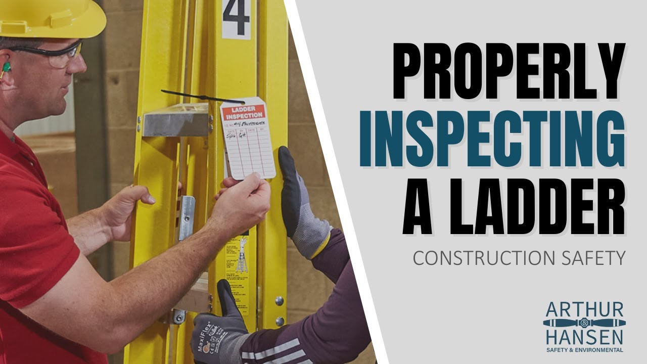 How to PROPERLY Inspect a Ladder: Ladder Inspection Checklist | Construction Ladder Safety 2022