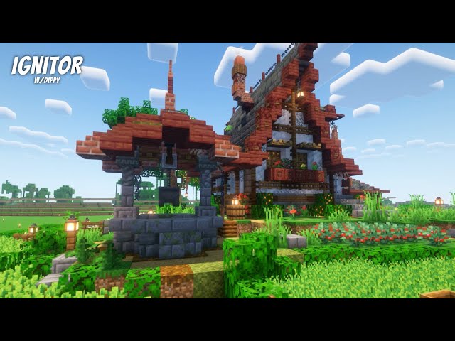 Super Cozy Medieval Farm Minecraft Map