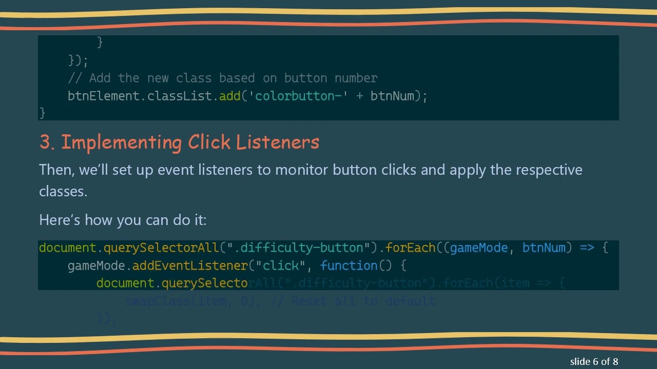 Learn How to Reset Button Colors with JavaScript for a Dynamic User Experience