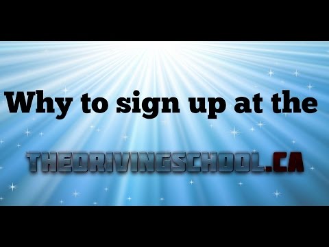 Why choose TheDrivingSchool.ca as your driving school?