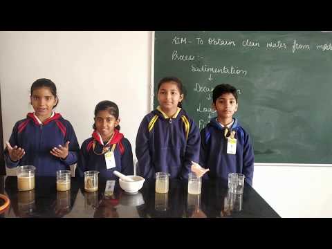 Science Experiment by Grade-VI-Water Filtration