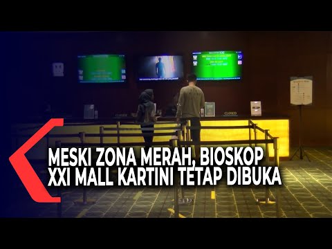 Meski Zona Merah, Bioskop XXI Mall Kartini Kembali Dibuka
