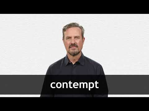 How to pronounce CONTEMPT in American English