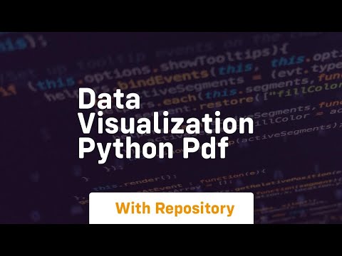 data visualization python pdf