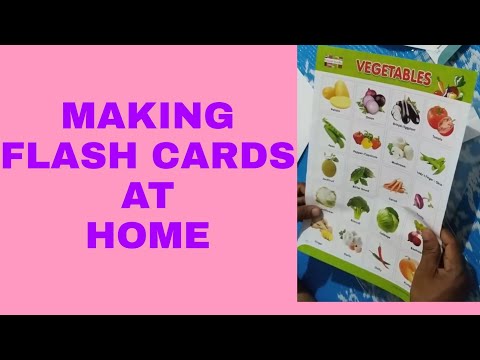 How to make flashcards for autistic kids at home | autism