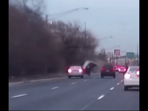 This is why you should NEVER undertake on the motorway