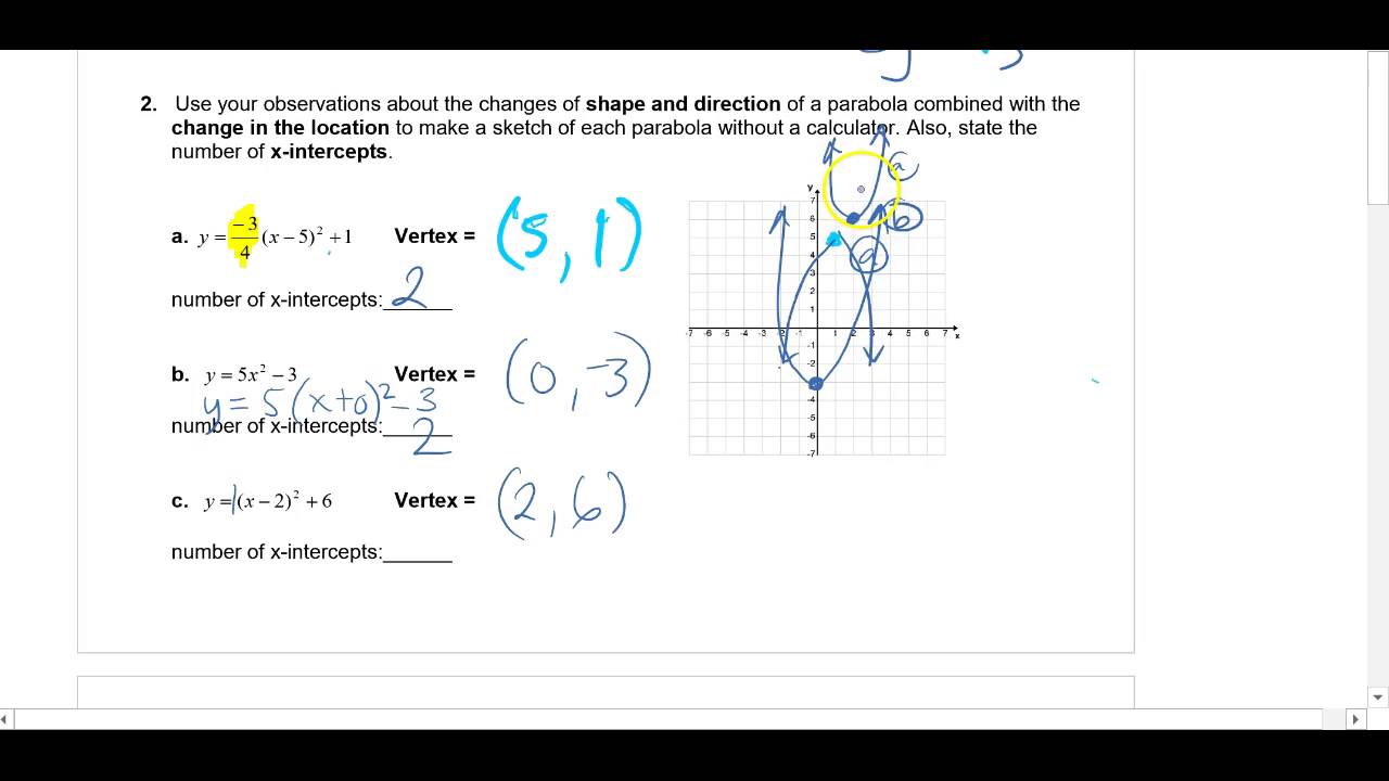Algebra 1 - Unit 7 Test Review