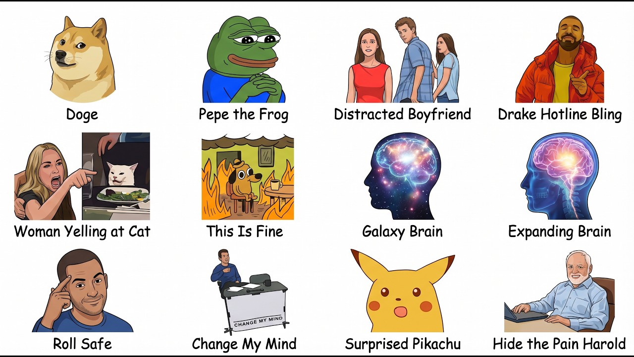The Evolution of Humor: How These 12 Memes Changed the World