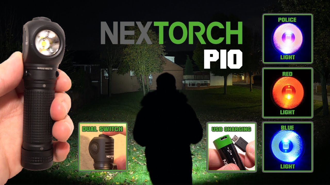 NEXTORCH P10 right angle duty flashlight, powerful with the usual high ...