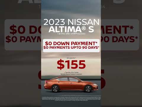 2023 Nissan Altima lease offer.