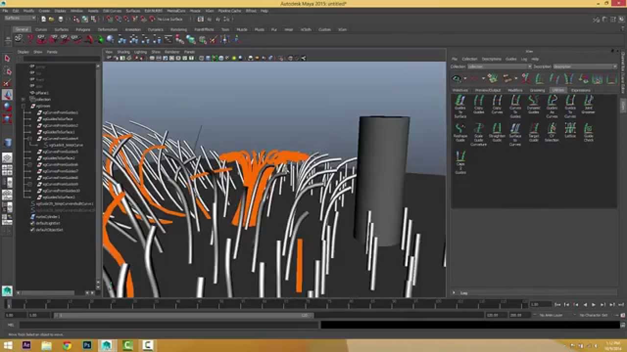 XGen (Autodesk Maya) - Part 10 - XGen Utilities Tab