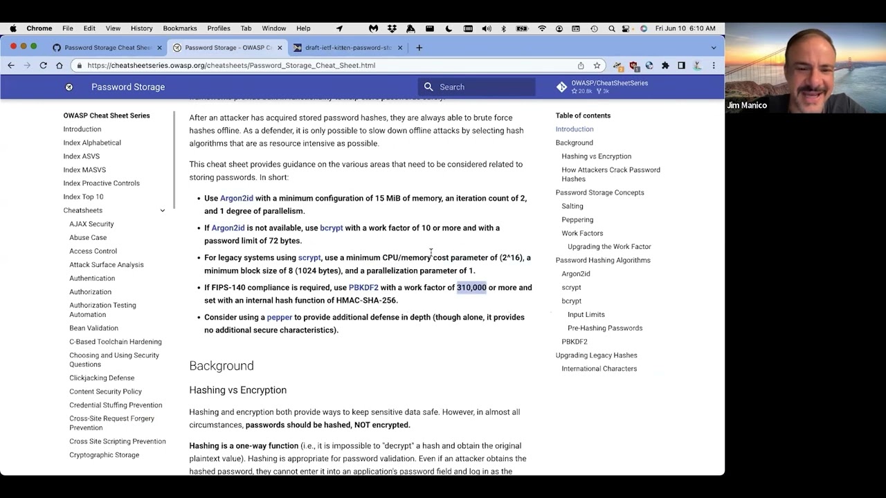 OWASP Cheatsheets Project - Jim Manico