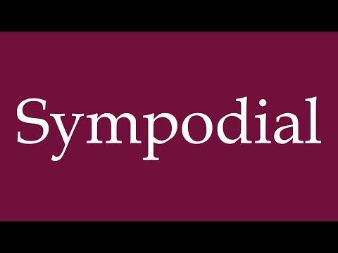 How to Pronounce ''Sympodial'' Correctly in German