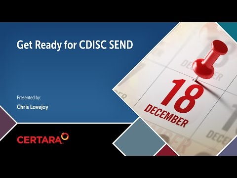 Get Ready for CDISC SEND