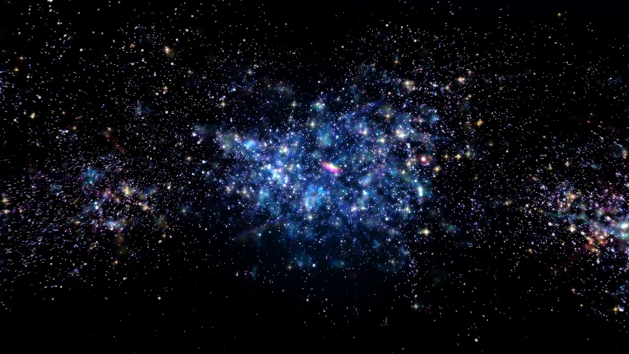 4K Space Wiggle - Blue Moving Background #AAVFX Live Wallpaper