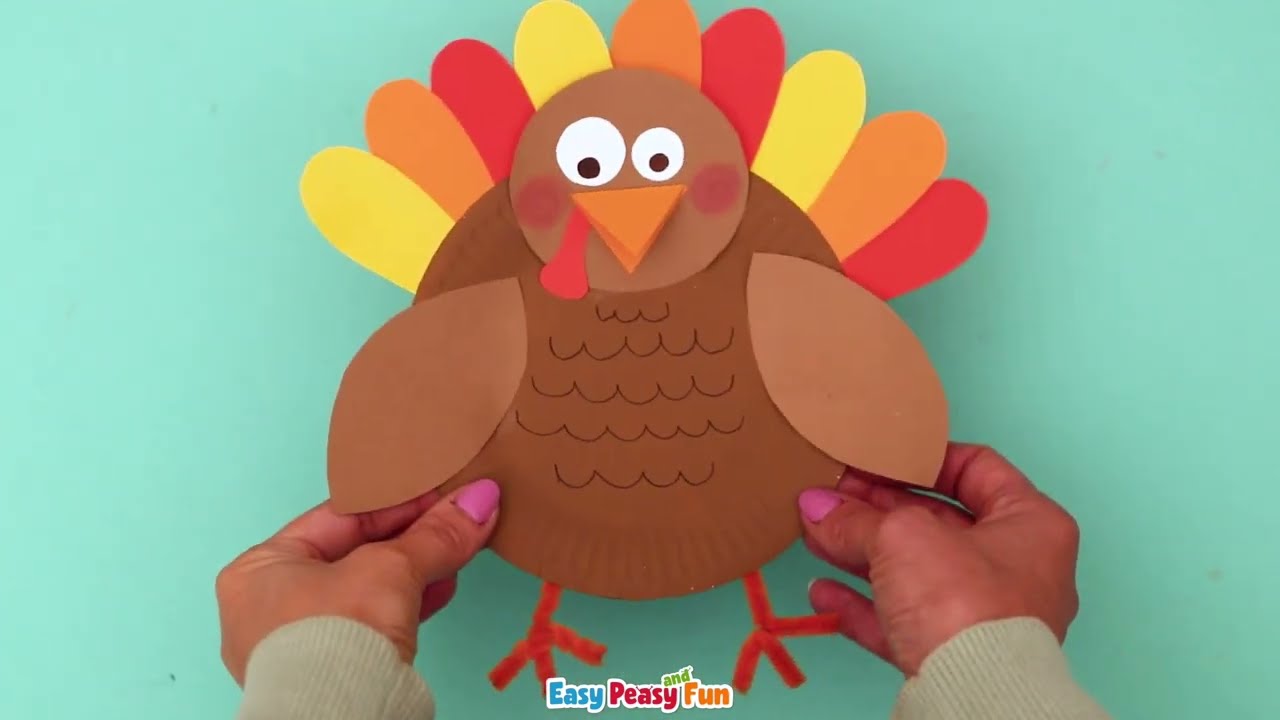 Paper Plate Turkey Craft