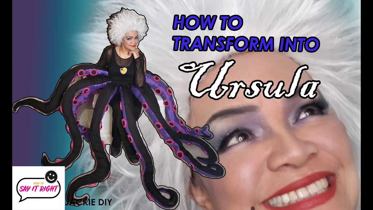 The BEST Ursula Halloween Costume Tutorial: Like REAL!