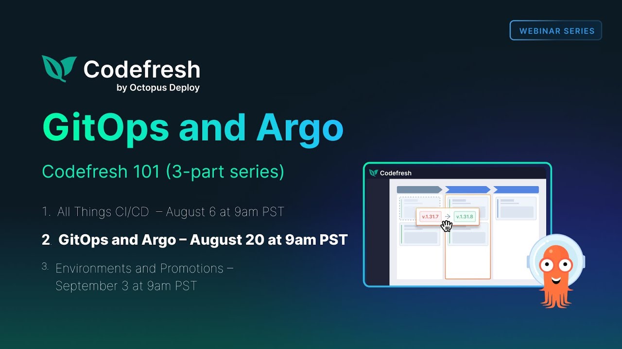 GitOps and Argo (Codefresh 101 webinar series)