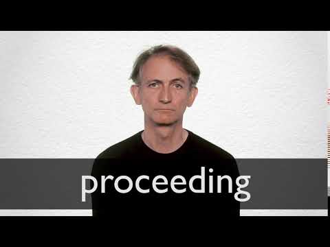 PROCEEDING Synonyms | Collins English Thesaurus