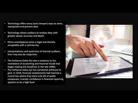 The Impact of the Internal Audit Function on Organizational Performance