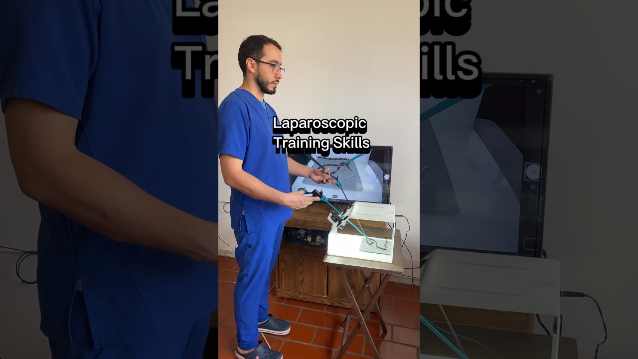 Laparoscopic Training Skills #cirugiageneral #generalsurgery #simulation #medicine #surgery