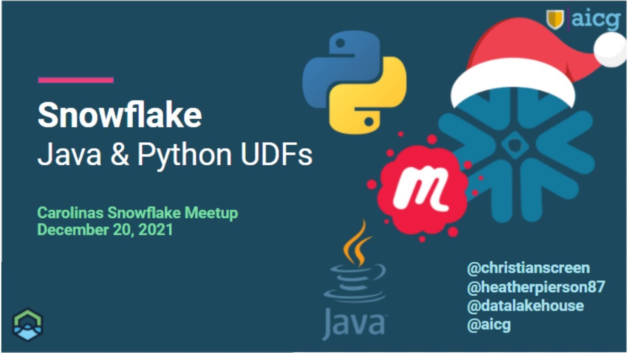 Java & Python UDFs in Snowflake